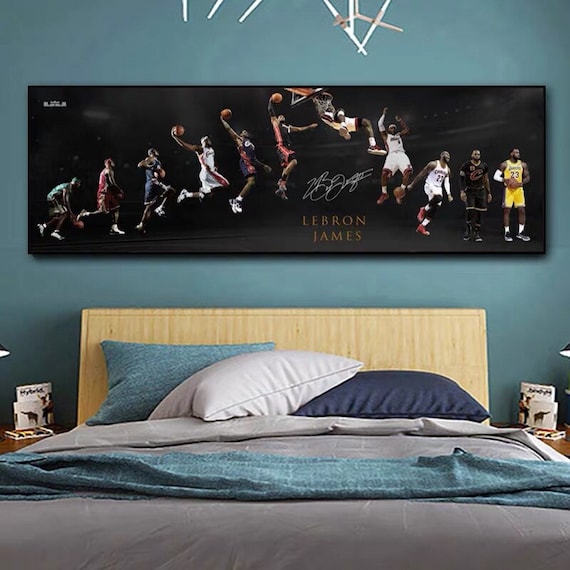 Basketball Poster 3d Printed Poster Custom Size Gift Silk Post - Etsy