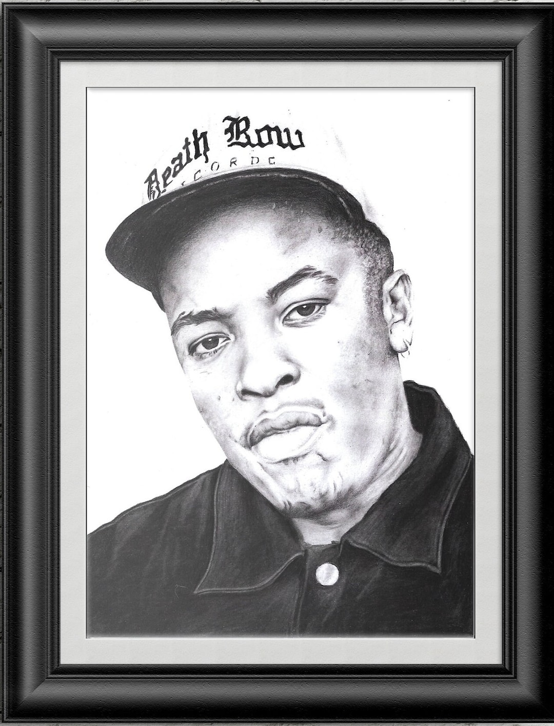 A4 Print of My Original Dr Dre Pencil Drawing. Art by Mel Wall Art ...