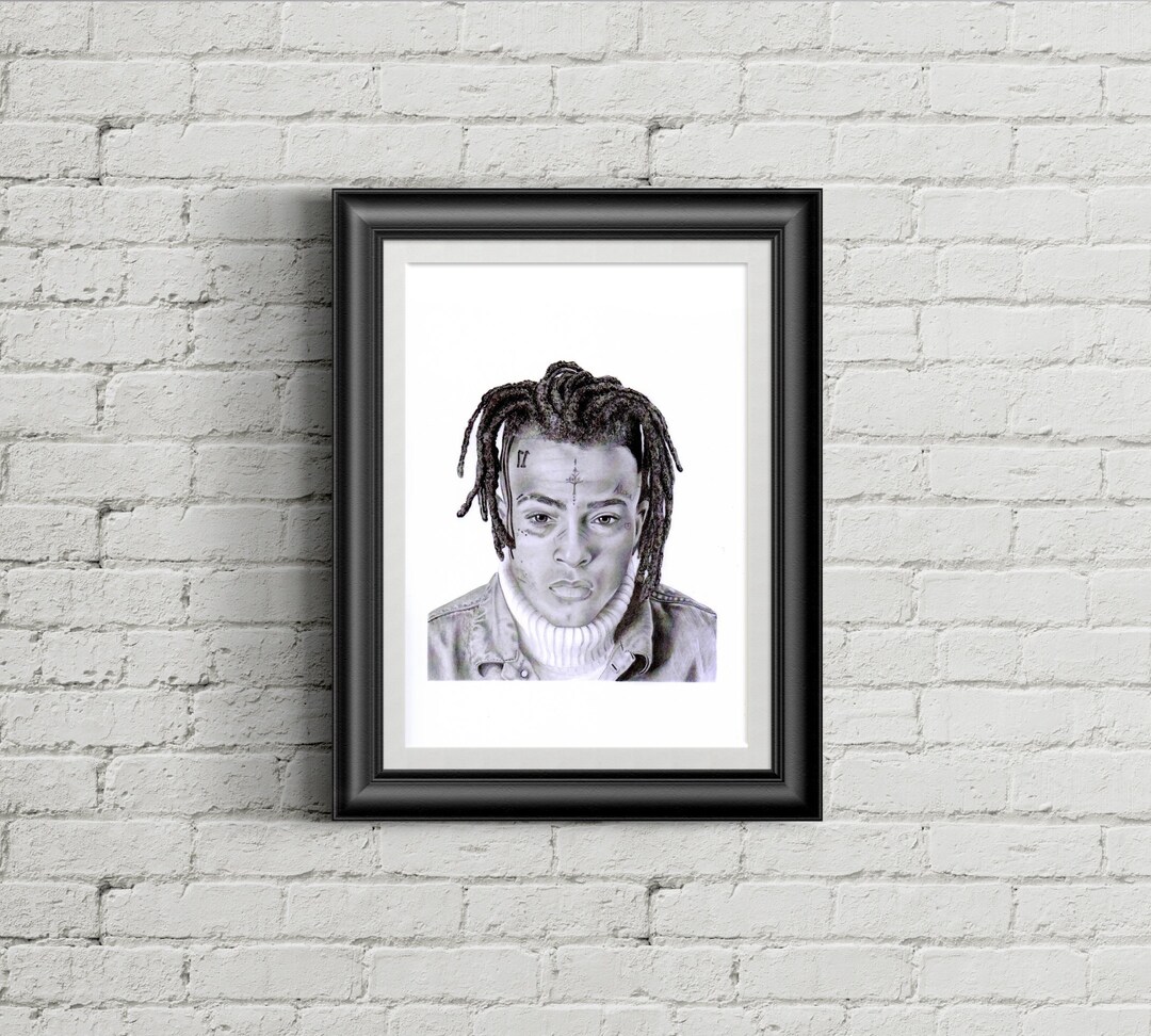 A4 Print of My Original Xxxtentacion Pencil Drawing. Art by Mel Wall ...