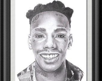 A4 Print of My Original Dr Dre Pencil Drawing. Art by Mel Wall Art ...