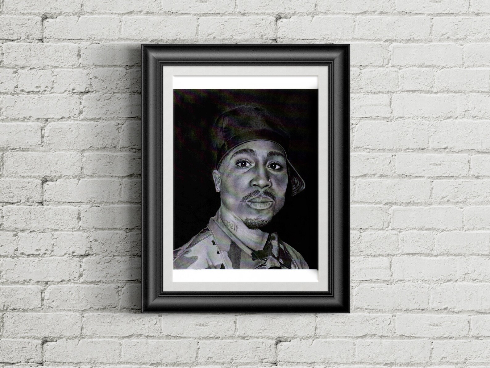 A4 Print of My Original Tupac Pencil Drawing. Art by Mel Wall - Etsy