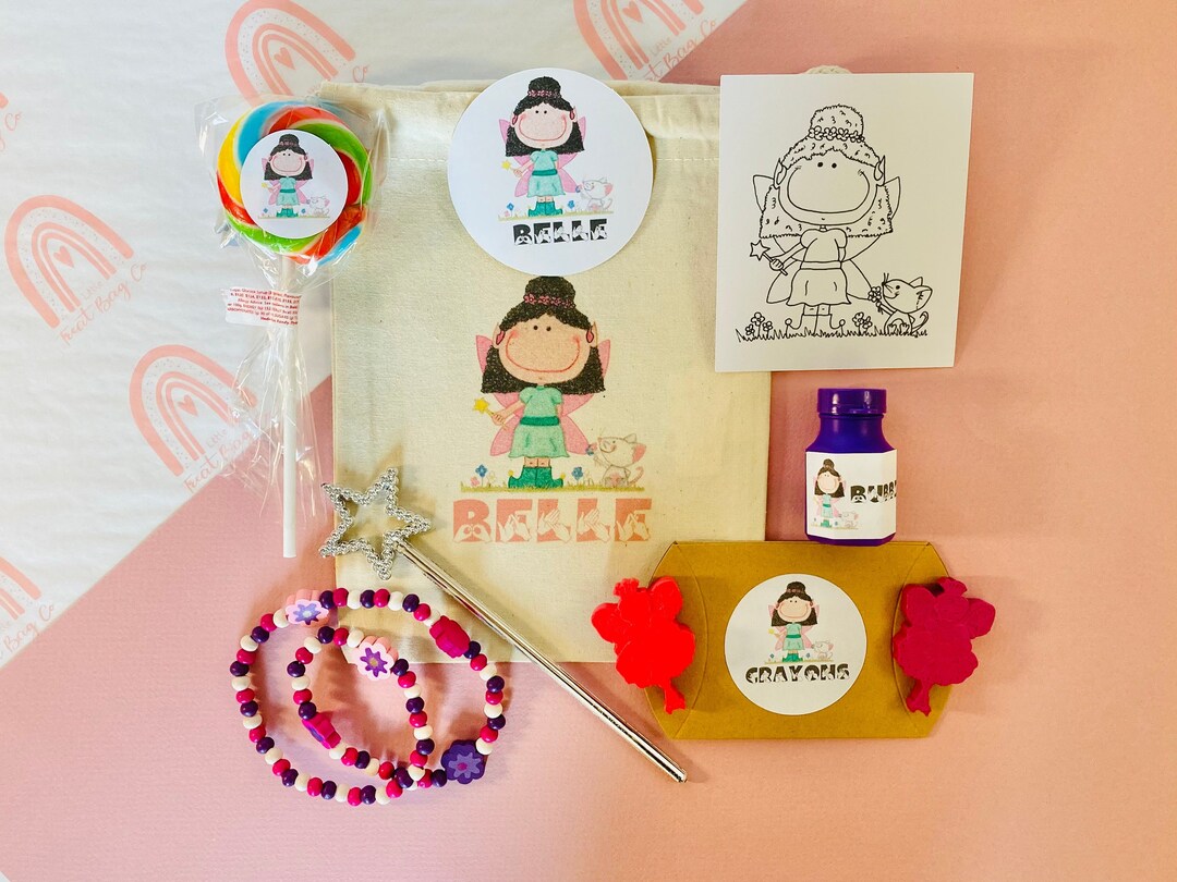 Personalised BSL Gift for Kids Cotton Party Bags British - Etsy