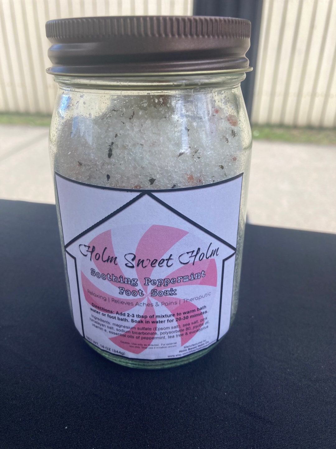 Peppermint Foot Soak 16 Oz - Etsy