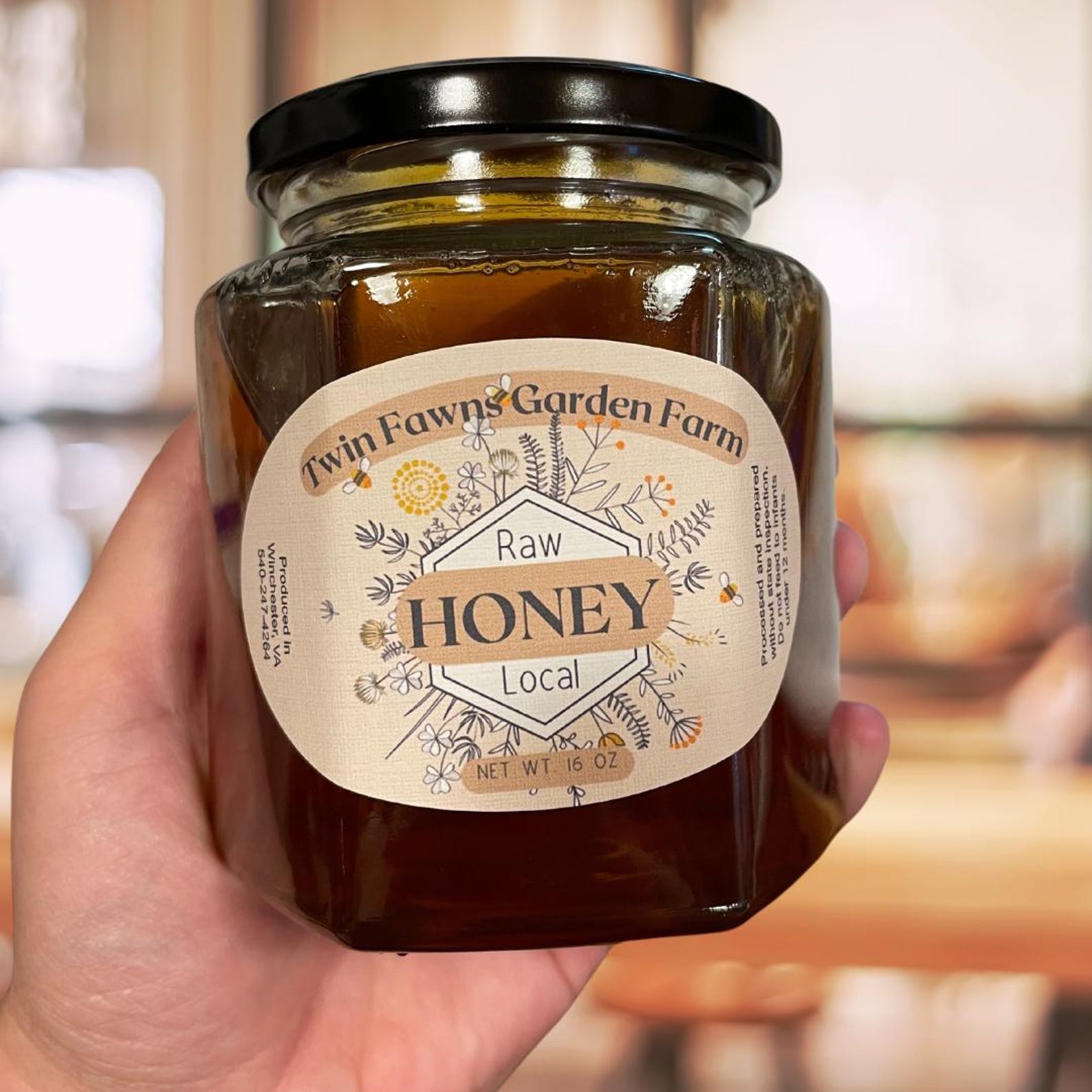 Custom Labels for Honey Jars – Made to Order Printable Labels | Digital ...