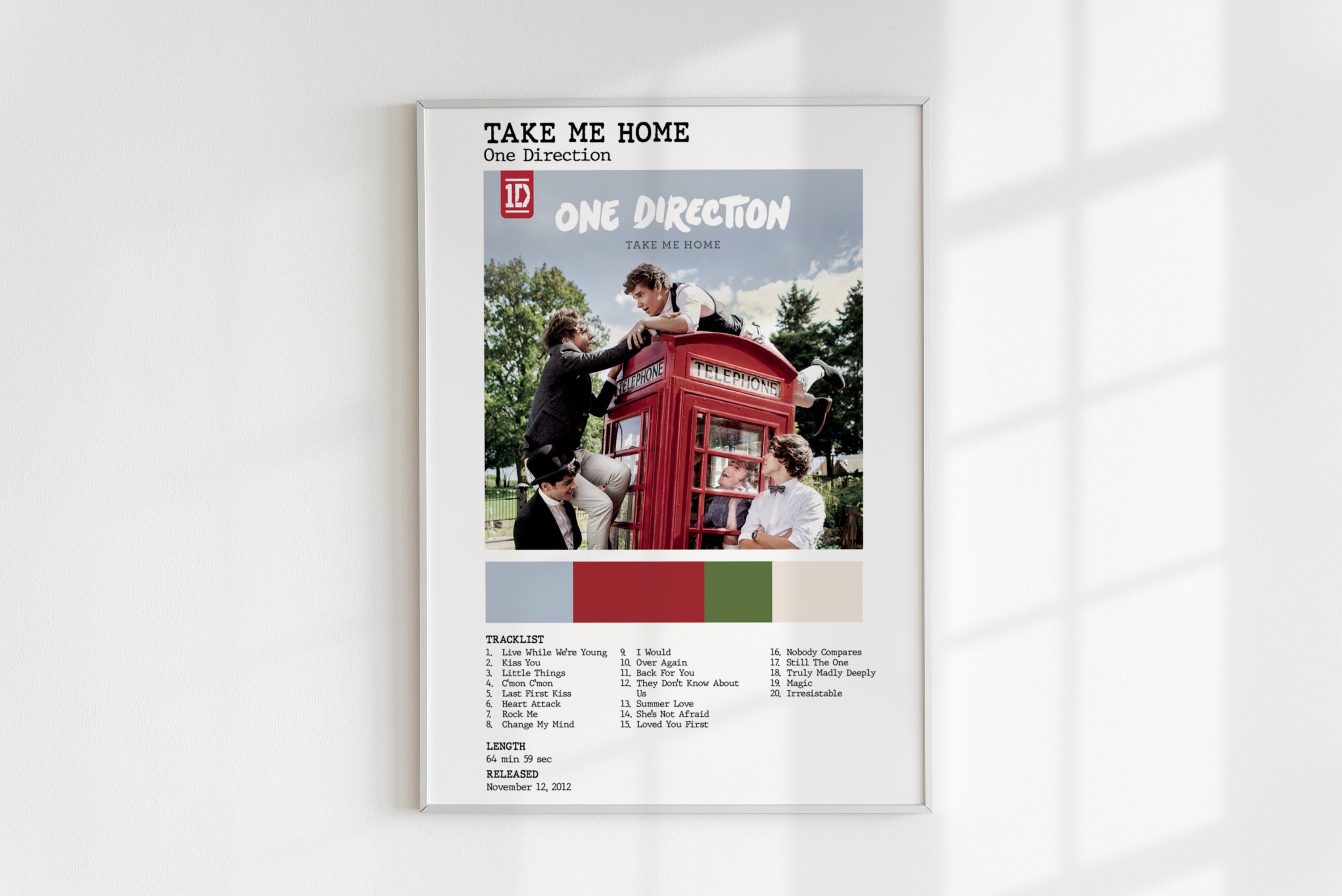One Direction 2022 Take Me Home Tour Poster