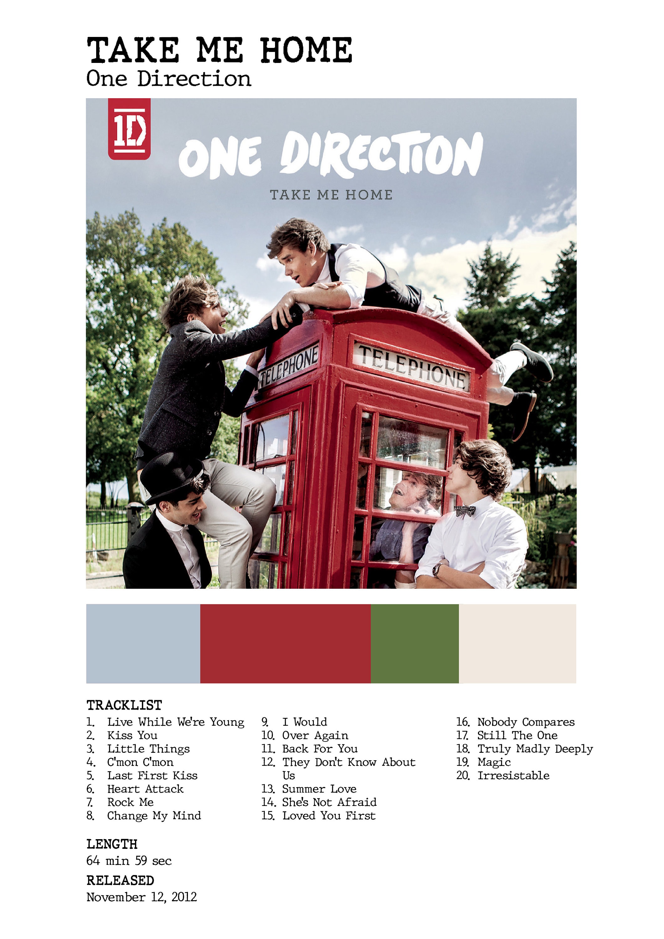 One Direction Summer Love Album Cover