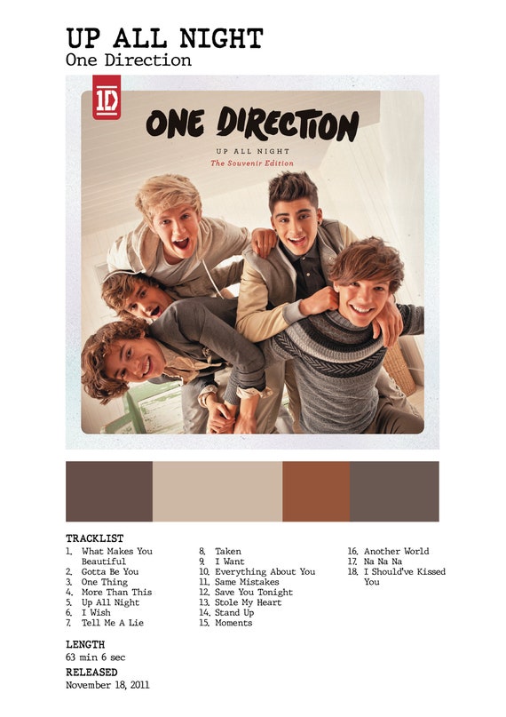 One Direction Album Cover Up All Night Deluxe Version