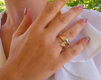 Geometric Shape Ring - Etsy