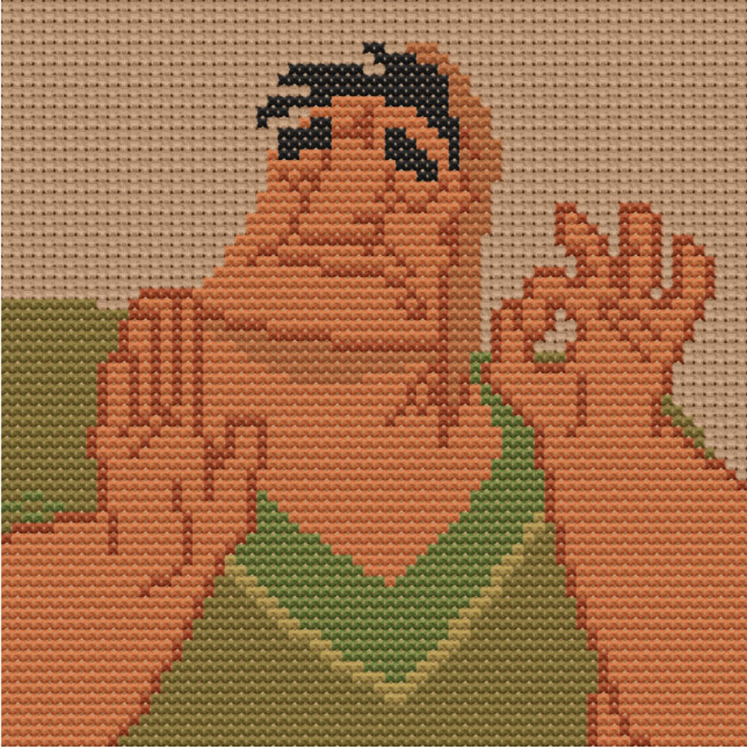 These Hills Sing Pacha Meme Cross Stitch Pattern - Etsy