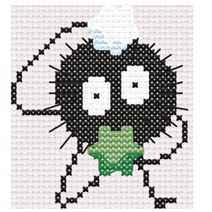 Soot Sprite Cross Stitch Patterns, Four Sprites - Etsy
