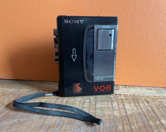 Rare Vintage Sony Walkman TCM-18V - Classic 1980s Personal Cassette ...