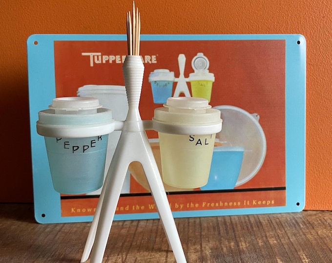 Vintage, TUPPERWARE, Millionaire Line, Salt and Pepper Shakers ...