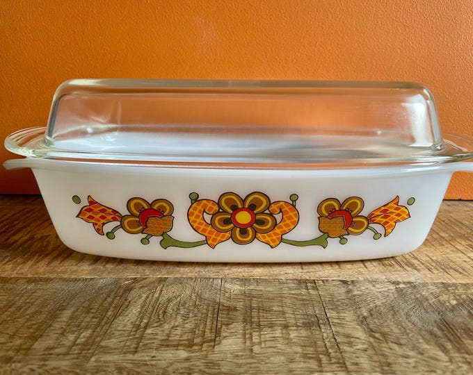 Schott Mainz Jena Glass Vintage German Pyrex Space Age Flower Power ...