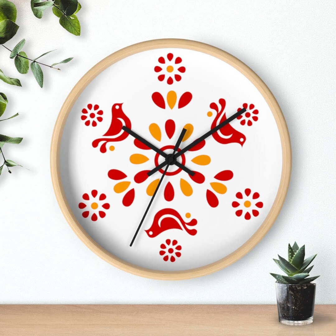 MCM Pyrex Friendship Inspired Clock, Retro Kitchen Decor, 10 Inch - Etsy