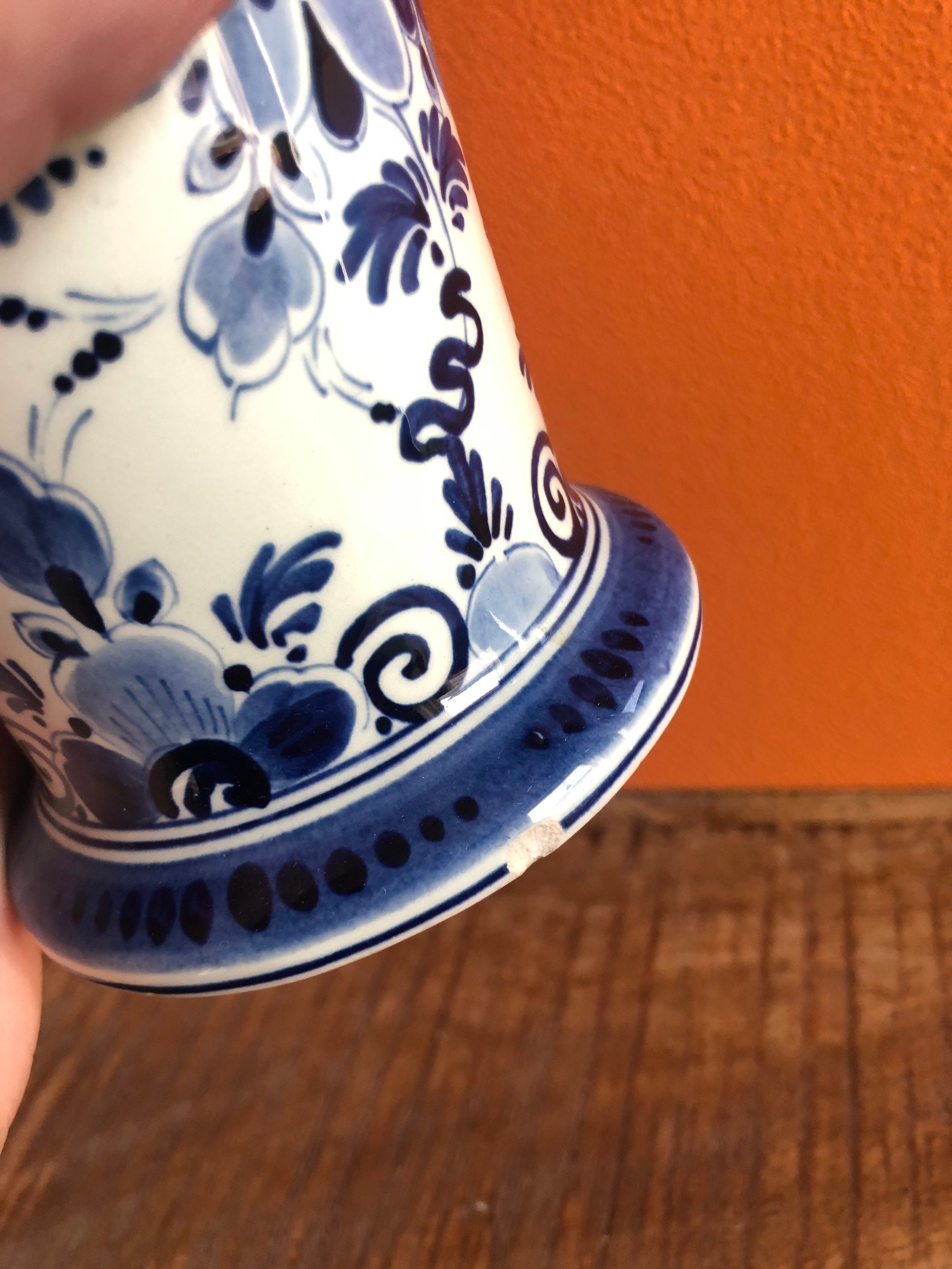 Delfts Blauw Delft Pottery Delft Ware Porcelain Vase Made in | Etsy