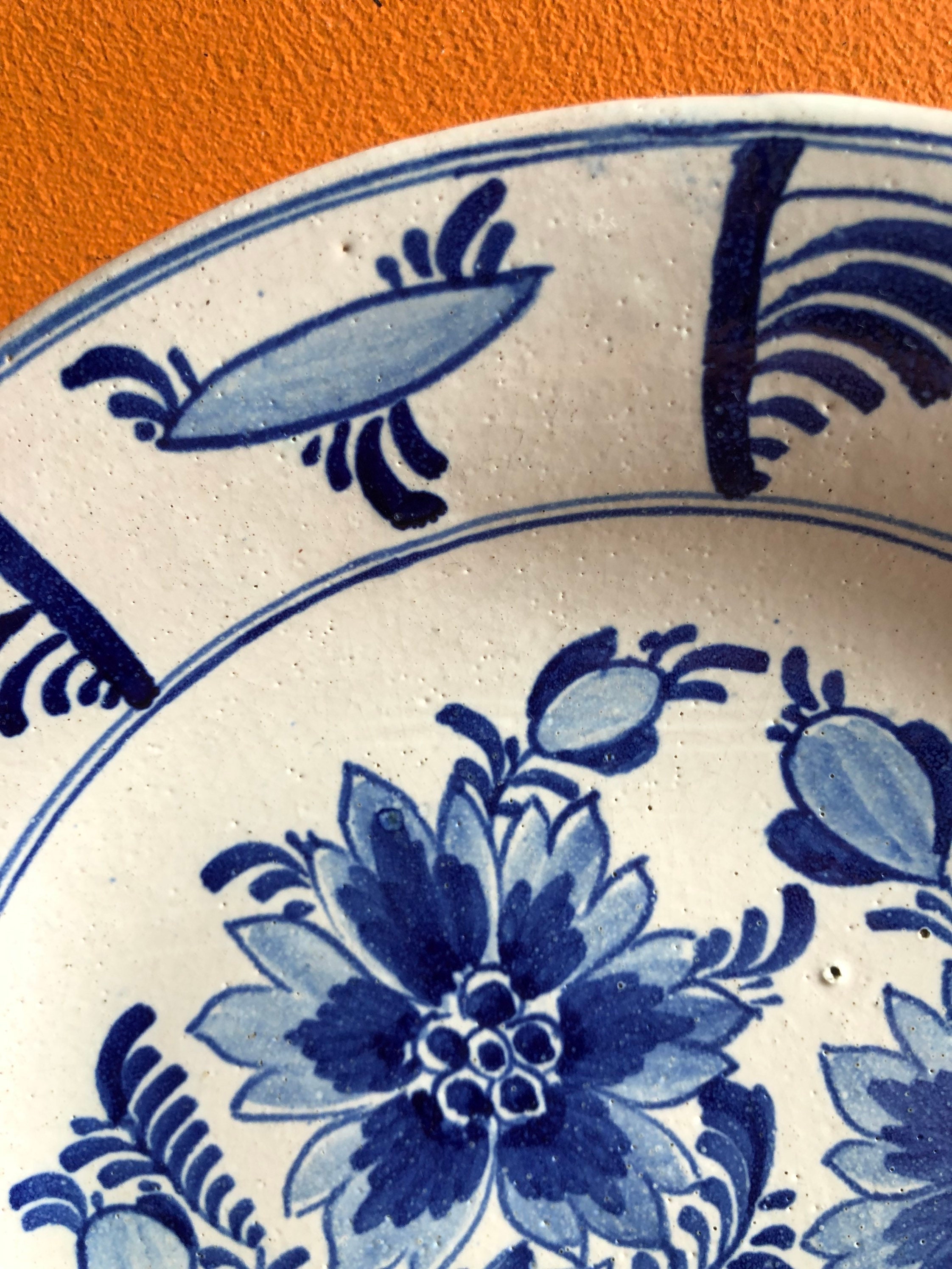 Netherland Holland Porcelain Flo Blue Plates Netherlands Gifts - Etsy