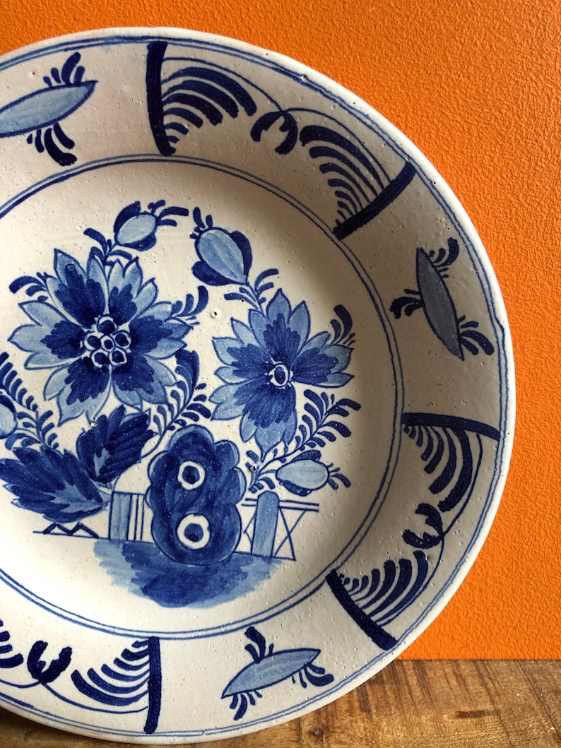 Netherland Holland Porcelain Flo Blue Plates Netherlands Gifts - Etsy
