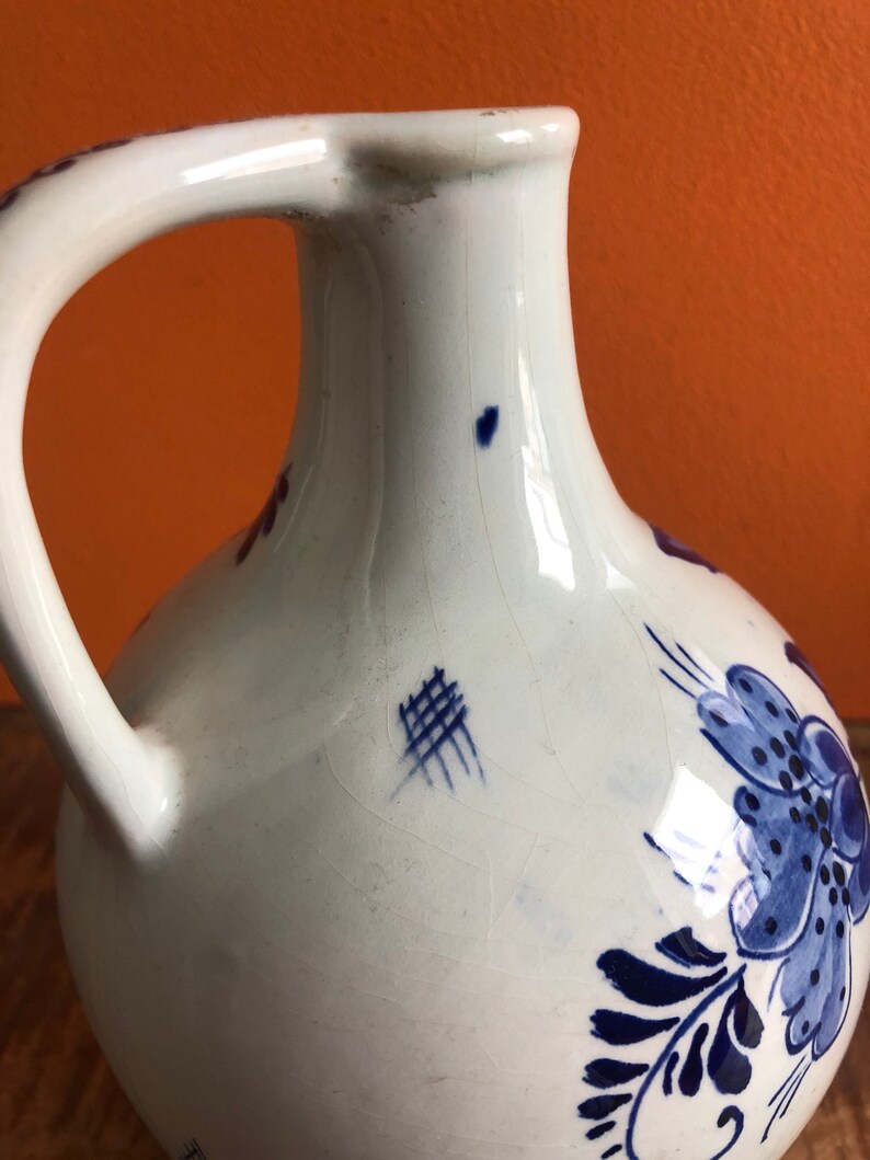 Delft Clay Delfts Blauw Delft Blue Vase or Jug Delfts Holland | Etsy