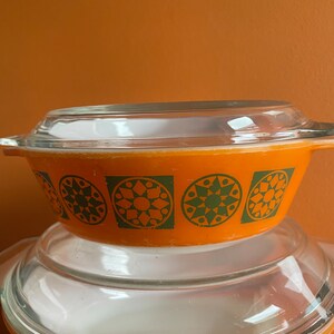 JAJ Pyrex Medaillon Five Set. 1960's English JAJ VERY Rare Pyrex Rare ...