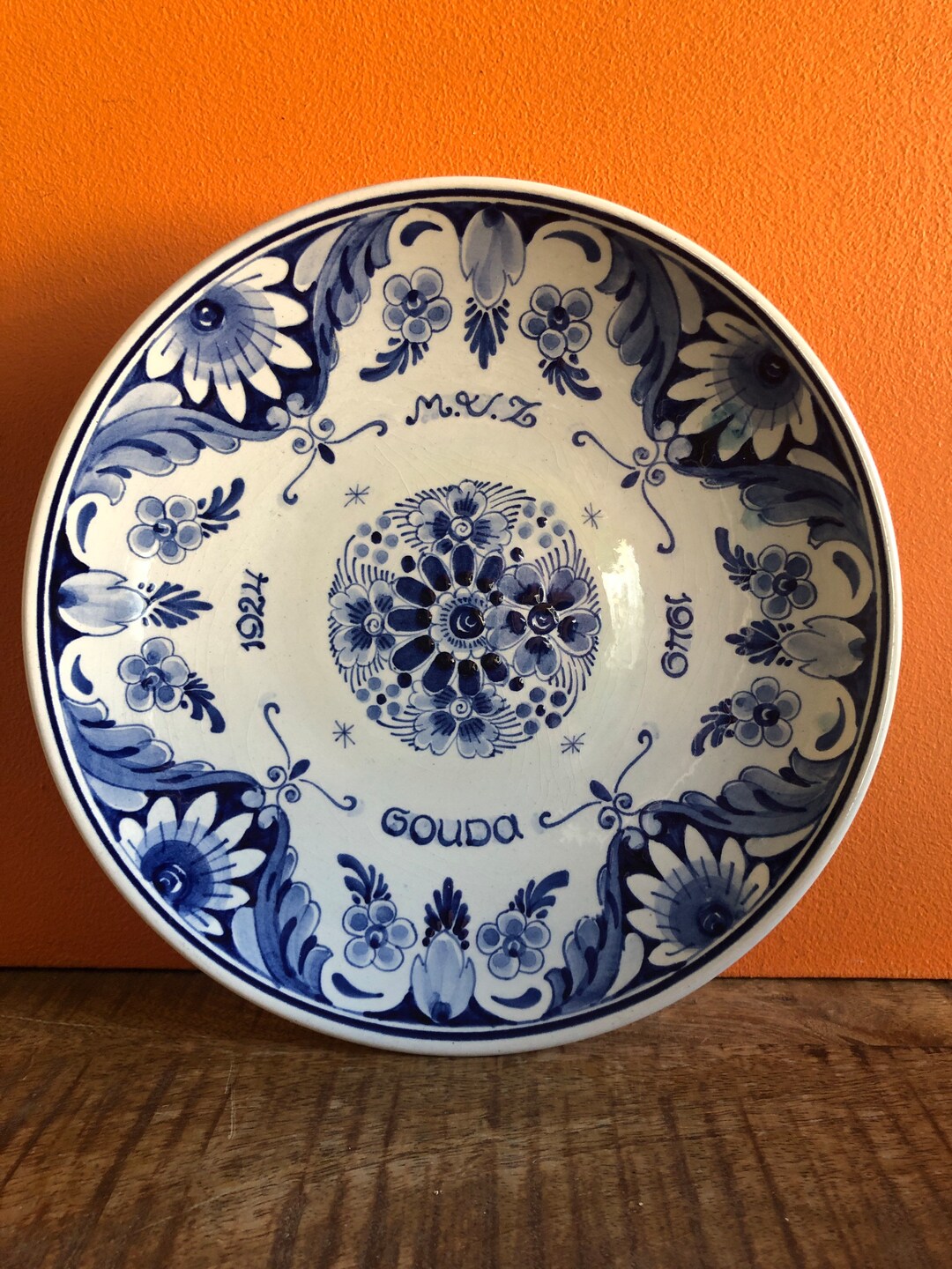 Netherland Holland Porcelain Flo Blue Plates Netherlands Gifts Blauw ...