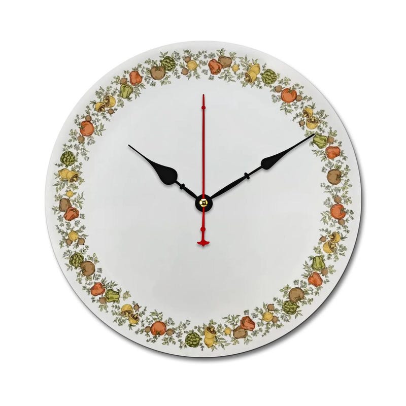 Kitchen Clock Spices - Etsy