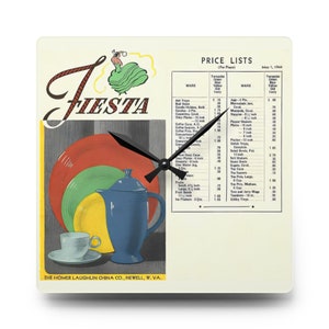 Homer Laughlin Fiestaware - Fiesta Ware 1944 Price List Reproduction on ...