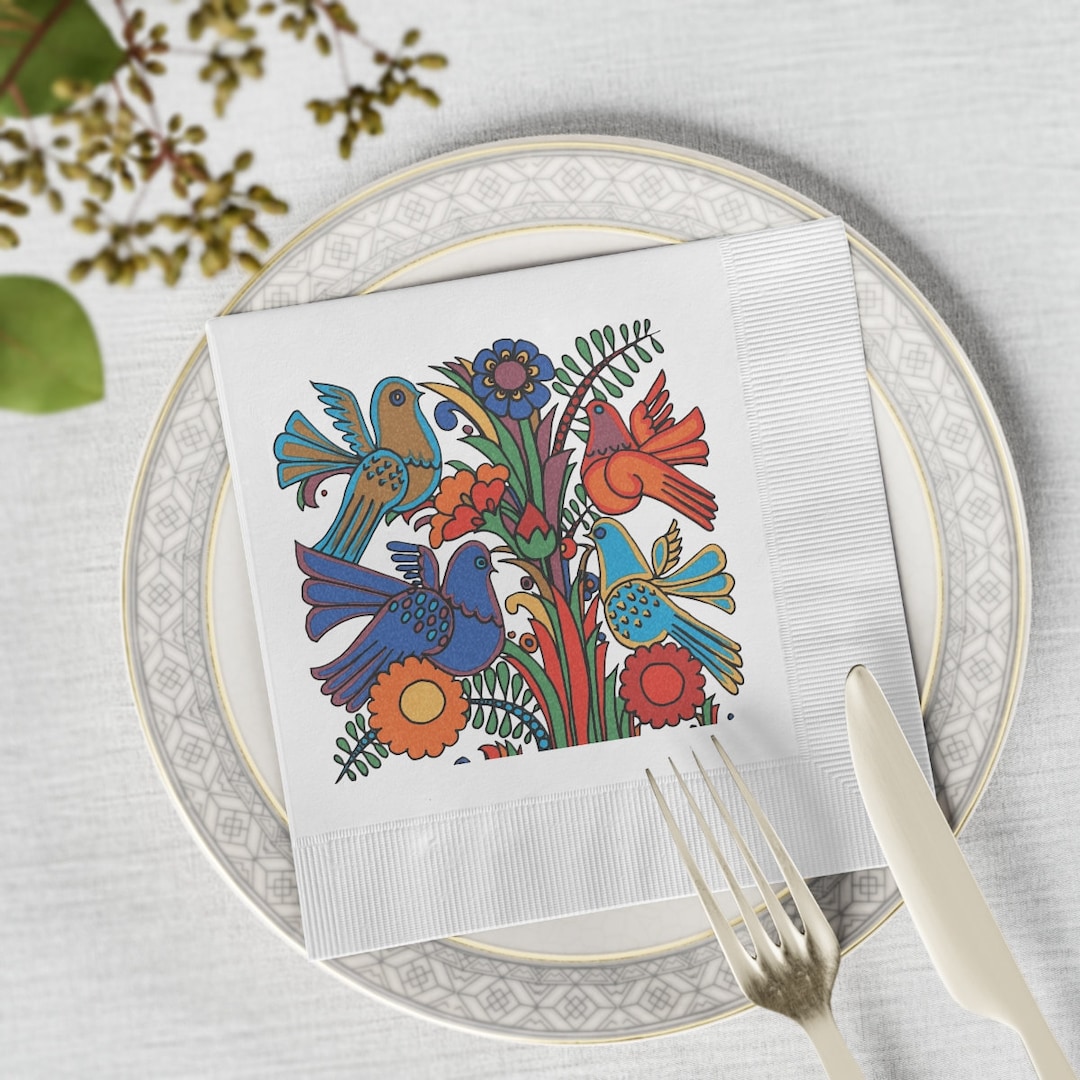 Villeroy Boch Acapulco Style Napkins, Mexican Folk Art Design - Etsy UK