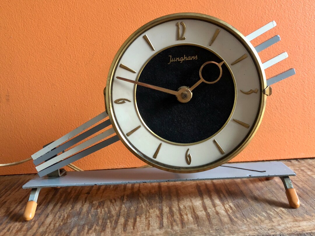 Space Age Clock Junghans Clock Vintage Wall Clock 60s Atomic Age ...