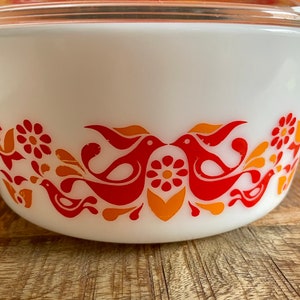Very Rare Pyrex Friendship Casserole 475 Orange Cinderella Covered ...