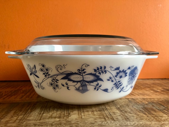 RARE BLUE Jaj Pyrex Vine Casserole Dish. Vintage JAJ Pyrex Jaj - Etsy