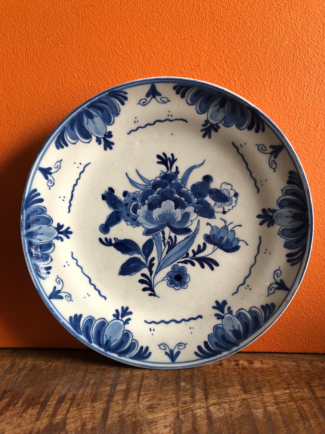 1922 Netherland Holland Porcelain Flo Blue Plates Netherlands Gifts ...