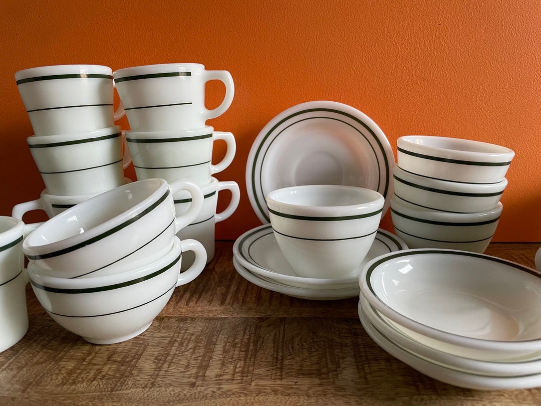 RARE Pyrex Tableware by Corning Restaurant Dinner Ware Set. Vintage ...