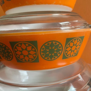 JAJ Pyrex Medaillon Five Set. 1960's English JAJ VERY Rare Pyrex Rare ...