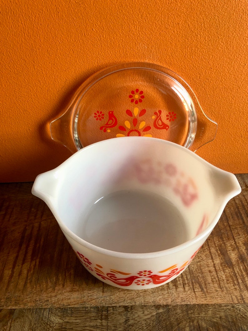 Very Rare Pyrex Friendship Casserole 473 Orange Cinderella - Etsy