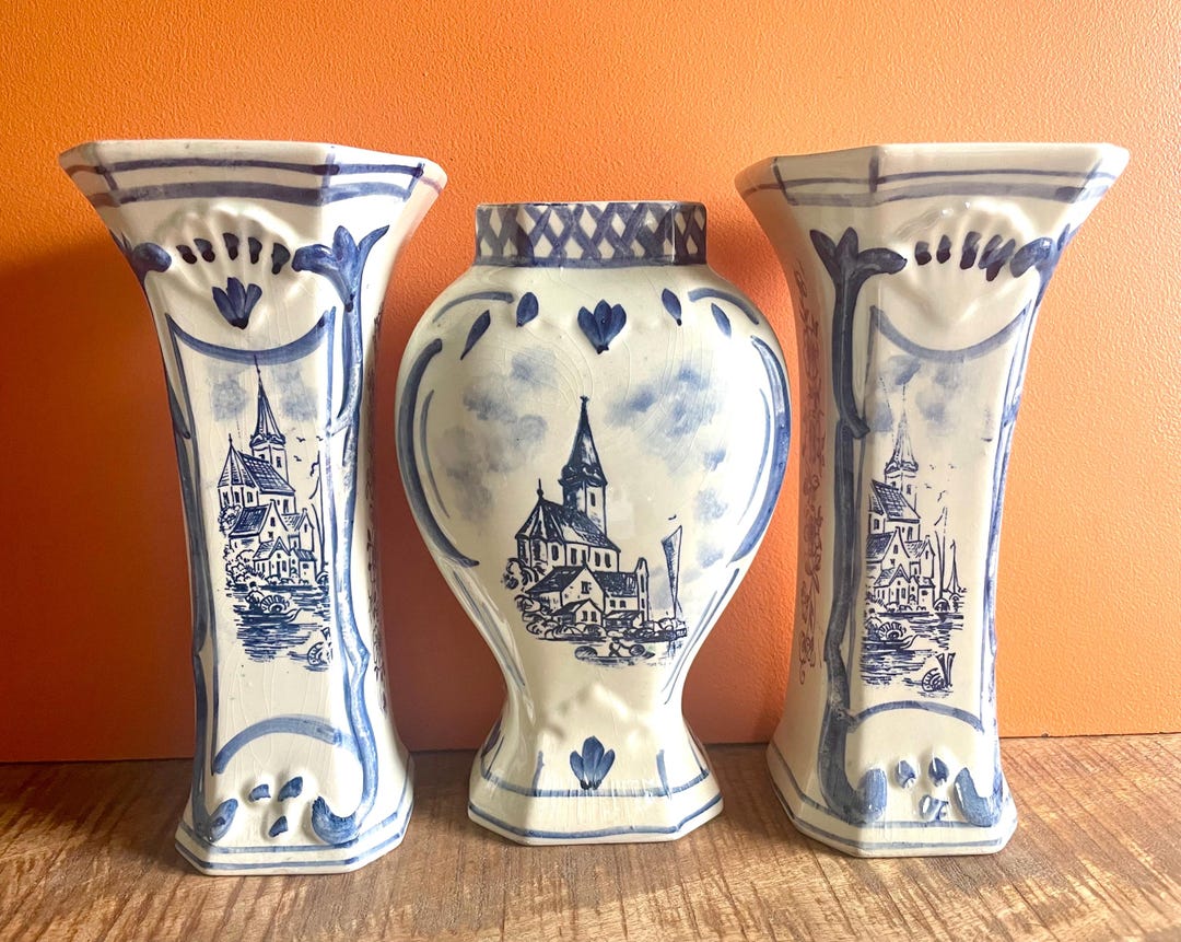 Delft Antique Stoneware Made in Holland Delfts Blauw Delftware Delft ...