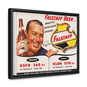 Vintage Falstaff Beer Advertisement Canvas Print Gallery Canvas Vintage ...