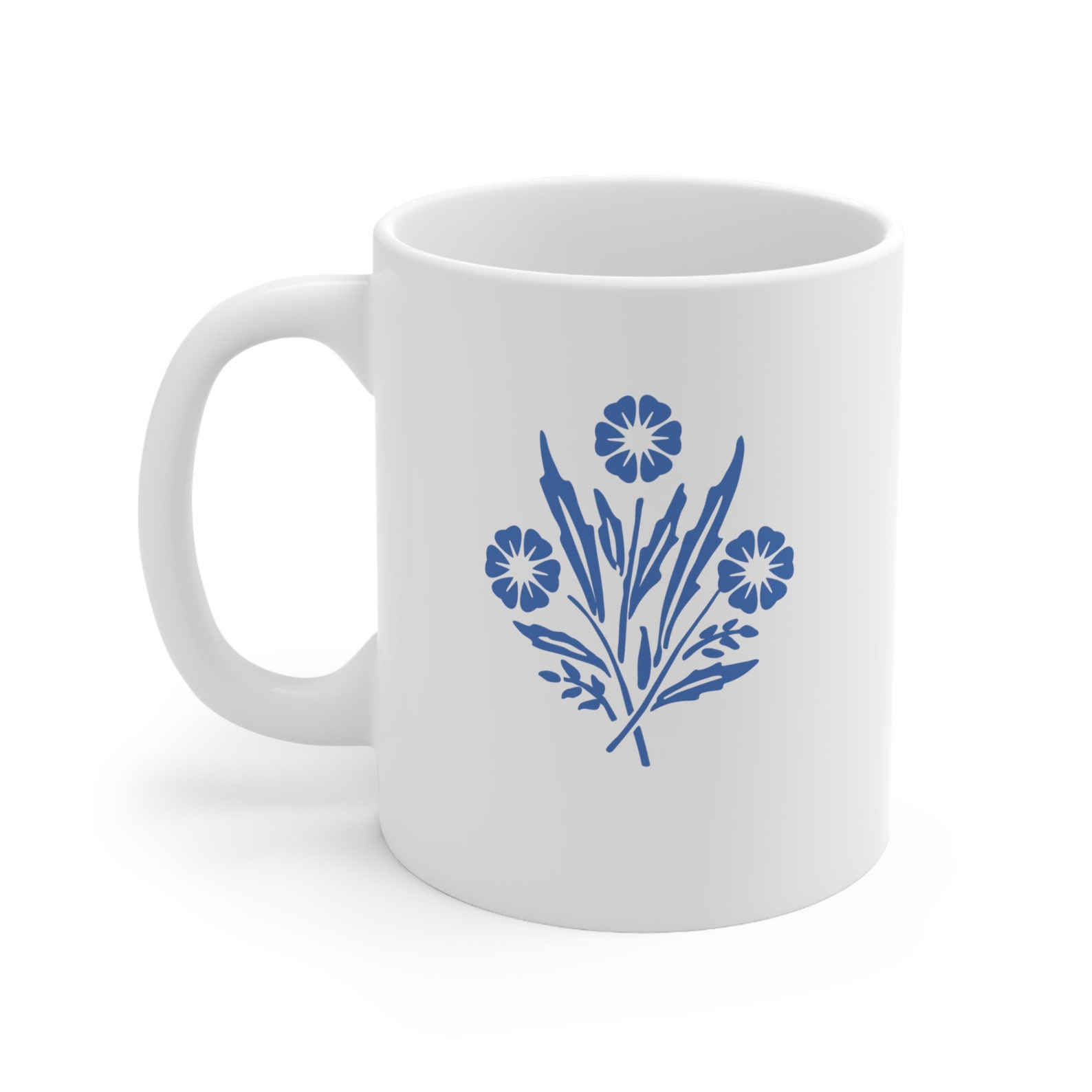 Cornflower Blue Ceramic Mug, Vintage Corningware Reproduction (11oz) - Etsy