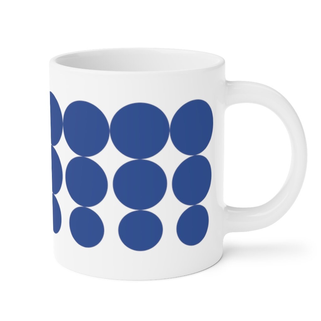 Blue Pyrex Dots Vintage Pyrex Pattern 60s Pyrex Inspired - Etsy