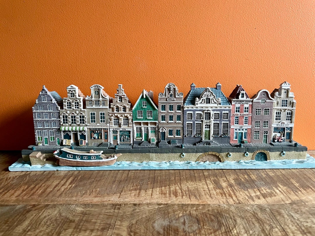 Unique Set of 10 Dutch Delft House - Amsterdam Miniature Houses. Much ...