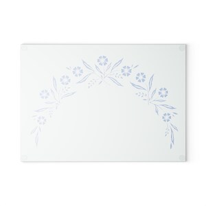 Centura by Corning Blue Cornflower Glass Cutting Board Cornflower Blue ...