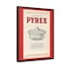 Engraved Pyrex Poster Gallery Framed Canvas Wraps. Corning Glass Works ...
