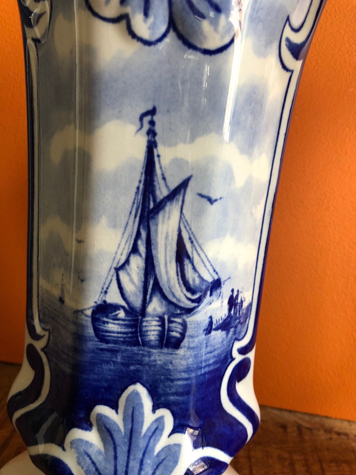 2x Delfts Blauw Delft Pottery Delft Ware Porcelain Vase Made | Etsy