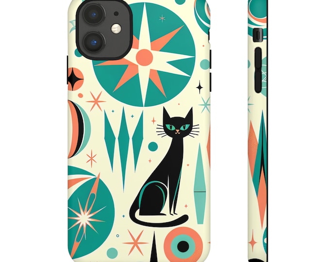 MCM Atomic Cat Mobile, Mobile, Atomic Cat, Mid-century Modern, MCM, Mid ...