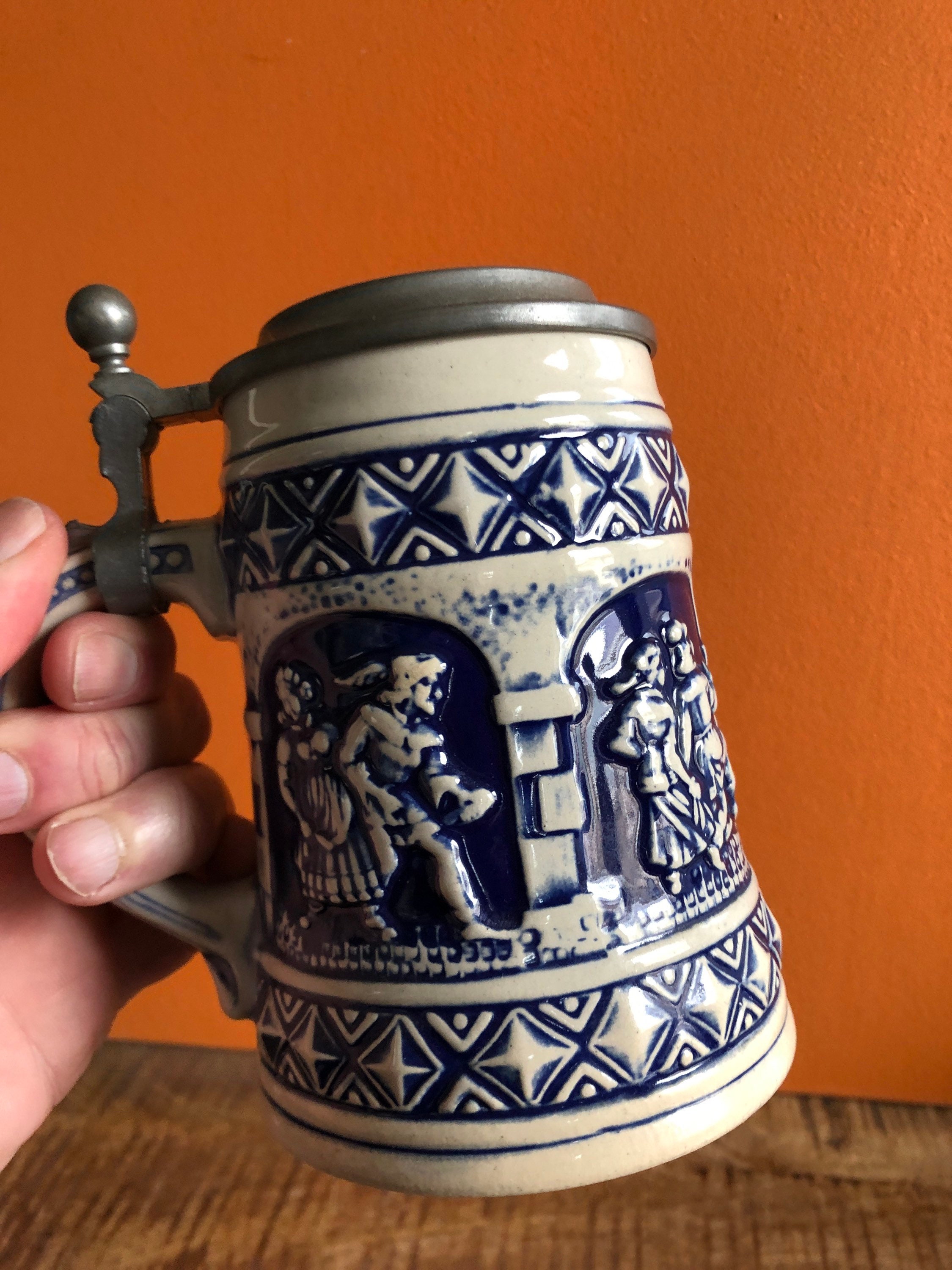 White Ceramic Stein