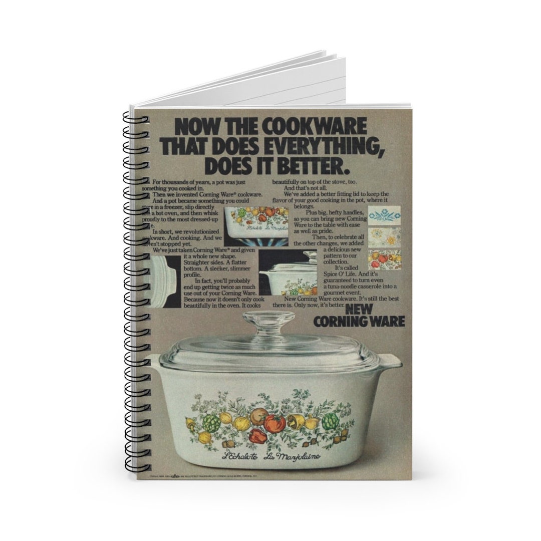 Corningware Spice O' Life Vintage Corning Ware Notebook for Your ...