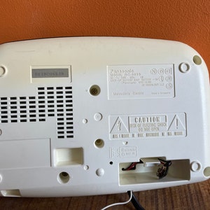 1991 Panasonic RC-6099 Clock Radio Vintage Collectible Alarm, Superheterodyne Receiver, Retro ...