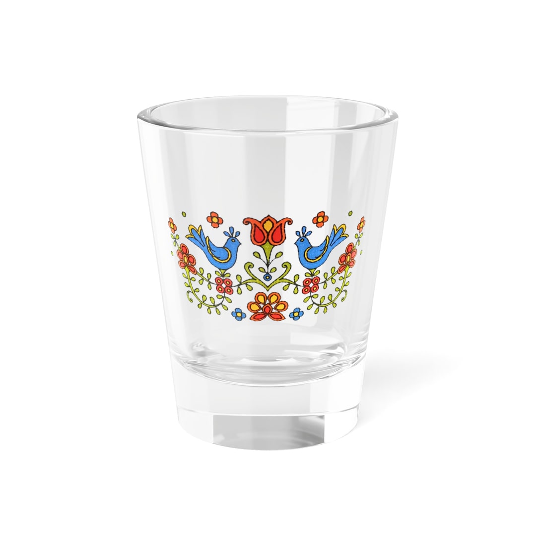 Corningware Country Festival Shot Glass | 1.5oz Vintage 70s Collector's ...