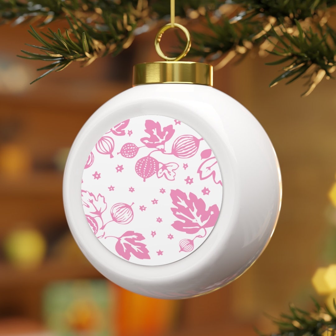 Pink Gooseberry Vintage Pyrex Gooseberry 70s Pyrex Pattern Ornament ...