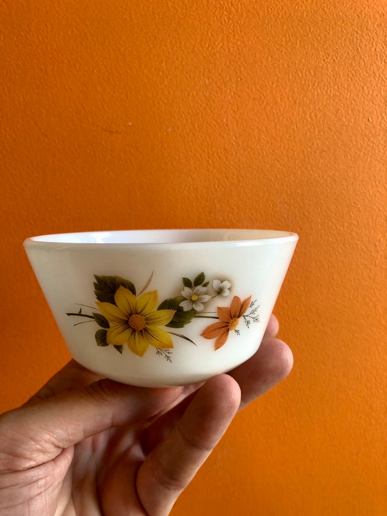 Vintage JAJ Pyrex Autumn Glory Creamer and Sugar Bowl Set - Etsy