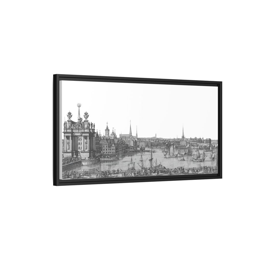 Renaissance Stockholm Seaport Wall Art | 1680s Sweden Print - Etsy